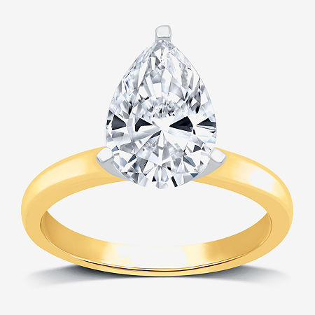 Click here for 3 CT. Lab-Grown (G / VS2) Diamond Pear Solitaire E... prices