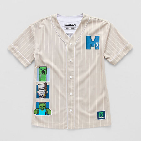 Click here for Little & Big Kid Boys V Neck Minecraft Short Sleev... prices