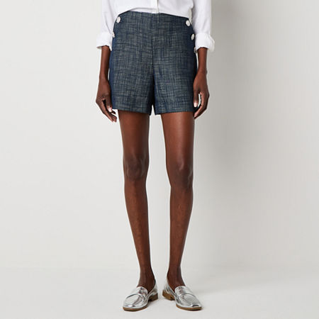 Click here for Liz Claiborne Womens Mid Rise Pull-On Short  16  B... prices