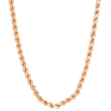 Click here for 14K Gold Over Silver Solid Rope Chain Necklace  On... prices