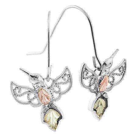 Click here for Black Hills Gold Womens Sterling Silver Drop Earri... prices