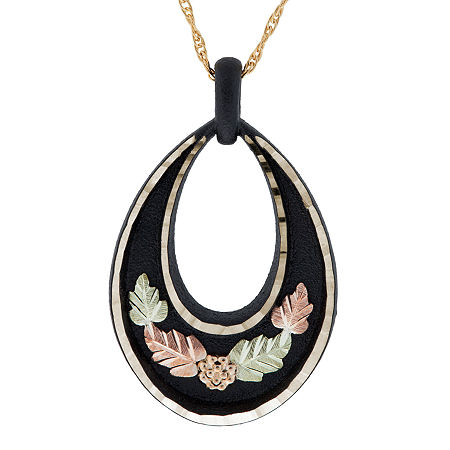 Click here for Black Hills Gold Womens Flower 18 Inch Pendant Nec... prices