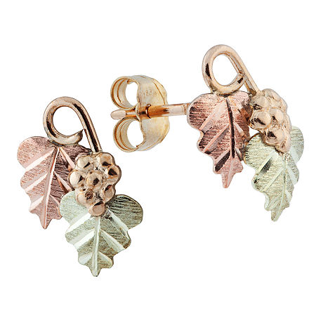 Click here for Black Hills Gold 10K Tri-Color Gold 10.1mm Flower... prices