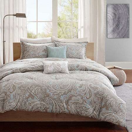 Madison Park Pure Ronan 5-Pc. Comforter Set  King/California King - Blue