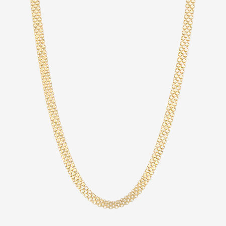 Click here for Made In Italy Womens 14K Gold Over Silver 18 Inch... prices