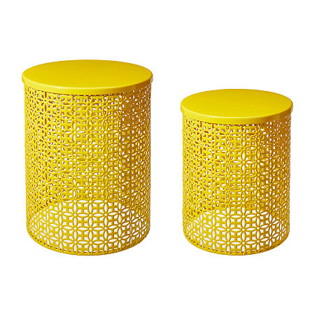 Click here for Glitzhome Set Of 2 Metal Planter Stands  One Size... prices