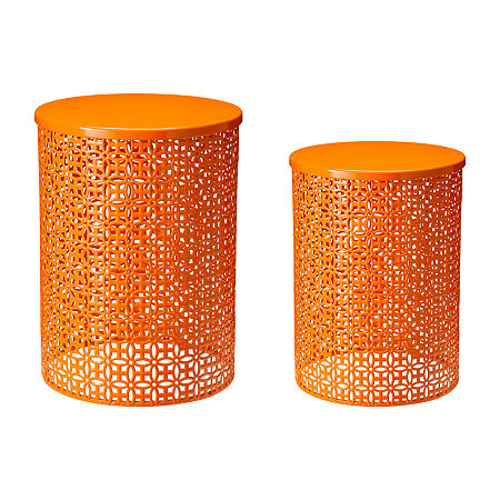 Click here for Glitzhome Set Of 2 Metal Planter Stands  One Size... prices