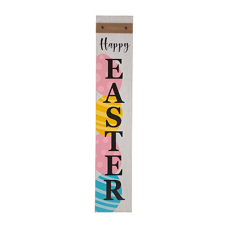 Click here for Glitzhome 42H Wooden Happy Easter Porch Sign Easte... prices