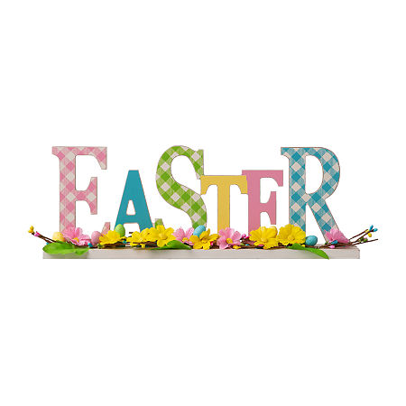Click here for Glitzhome 16â Easter Wooden Tabletop Decor  One... prices