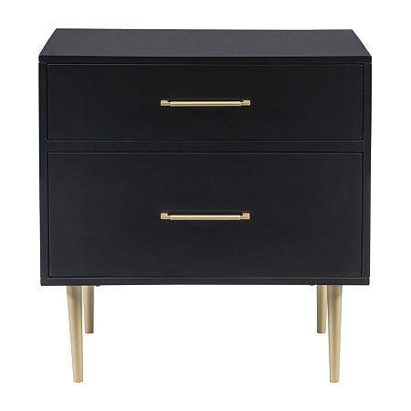 Click here for 2-Drawer Nightstand  One Size  Black prices