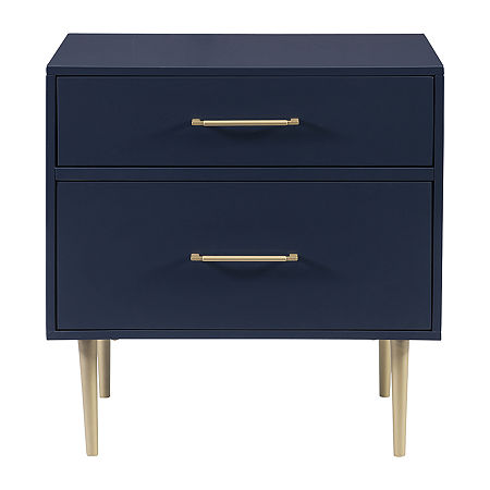Click here for 2-Drawer Nightstand  One Size  Blue prices