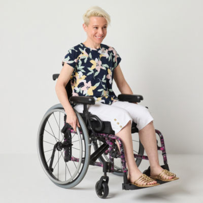 Liz Claiborne Alyssa Adaptive Mid Rise Adaptive Easy-on + Easy-off ...