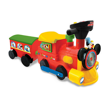 Click here for Kiddieland Mickey Mouse Ride-On Choo Choo Train Tr... prices