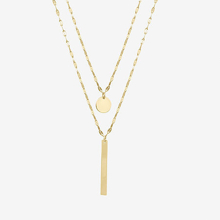 Click here for Silver Reflections Womens 14K Gold Over Brass 30 I... prices