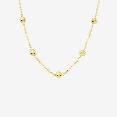 Click here for Silver Reflections Womens 16 Inch Strand Necklace... prices
