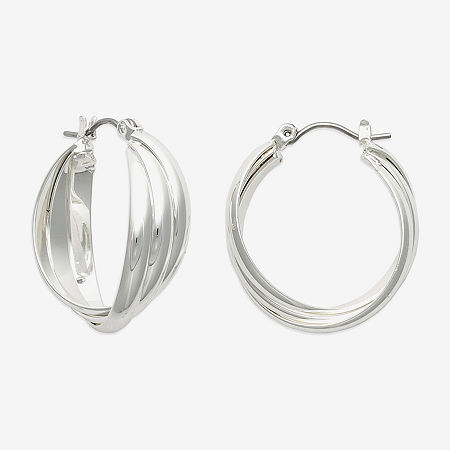 Click here for Mixit Womens 21.6mm Hypoallergenic Hoop Earrings... prices