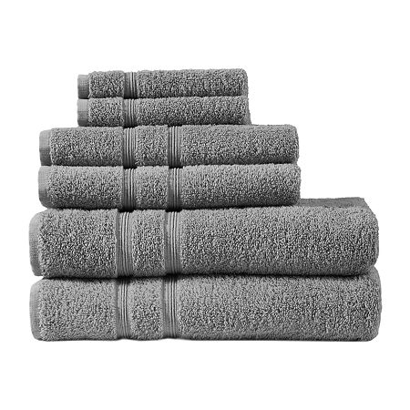 510 Design Aegean 6-Pc. Bath Towel Set - Charcoal