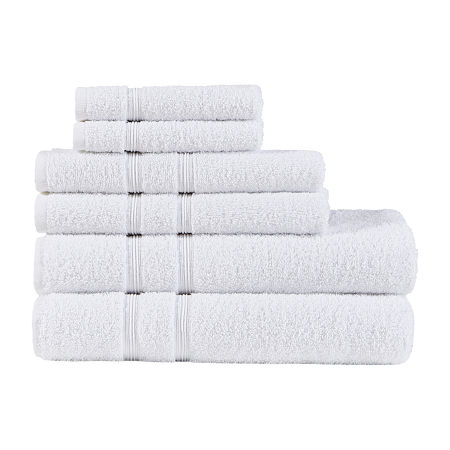 510 Design Aegean 6-Pc. Bath Towel Set - White