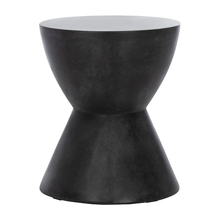 Click here for Athena Concrete Accent Stool - Black prices