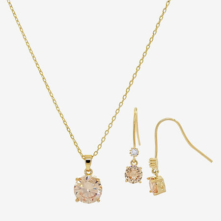 Click here for Sparkle Allure Womens Champagne Cubic Zirconia 14K... prices