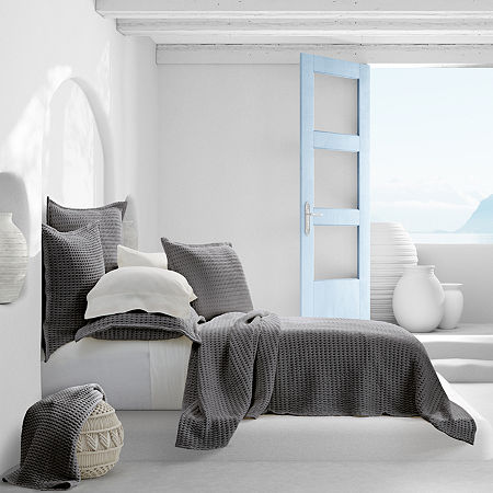J. Queen Neutrals Pebble Beach Coverlet