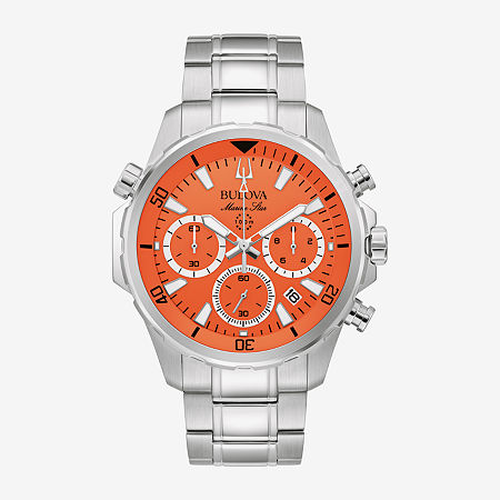 Click here for Bulova Mens Chronograph Marine Star Stainless Stee... prices