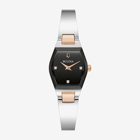 Click here for Bulova Womens Modern Gemini Diamond Accent Stainle... prices