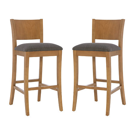 Click here for Rossman 2-pc. Upholstered Bar Stool  One Size  Bro... prices