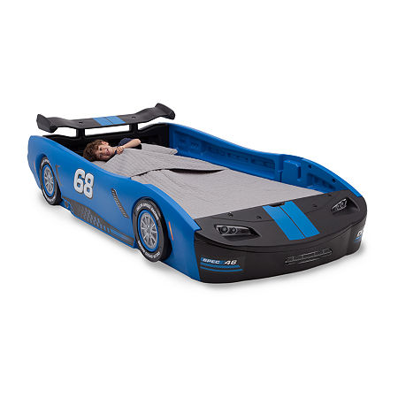 Click here for Turbo Turbo Race Toddler Twin Bed  One Size  Blue prices