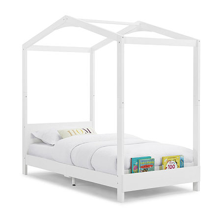 Click here for The Poppy House Kids Twin Canopy Bed  One Size  Wh... prices