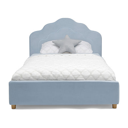 Click here for Upholstered Platform Twin Toddler Bed in Velvety S... prices