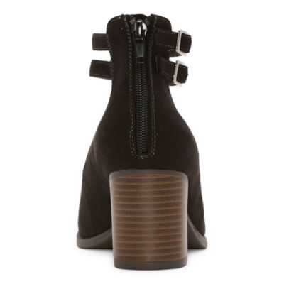 Arizona Jean Co Womens Henri Round Closed Toe Stacked Heel Pumps, Color ...