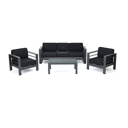 Click here for Cape 4-pc. Conversation Set  One Size  Black prices