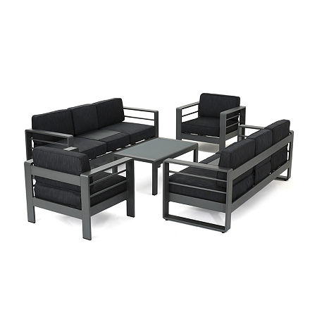 Click here for Cape 5-pc. Conversation Set  One Size  Black prices