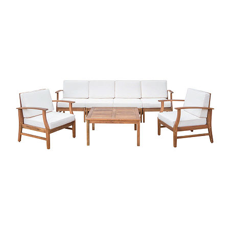 Click here for Perla 7-pc. Conversation Set  One Size  White prices