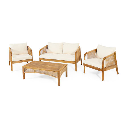 Click here for Jabe 4-pc. Conversation Set  One Size  Beige prices
