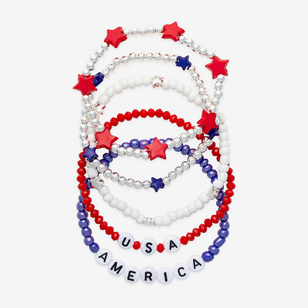 Click here for Mixit Patriotic Usa Flag America Womens Bracelet S... prices
