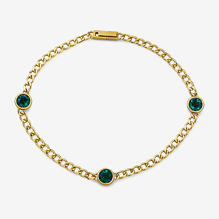 Click here for Lab Created Gemstone 14K Gold Over Silver 7.5 Inch... prices