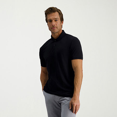 Click here for Haggar Pique Mens Regular Fit Short Sleeve Polo Sh... prices