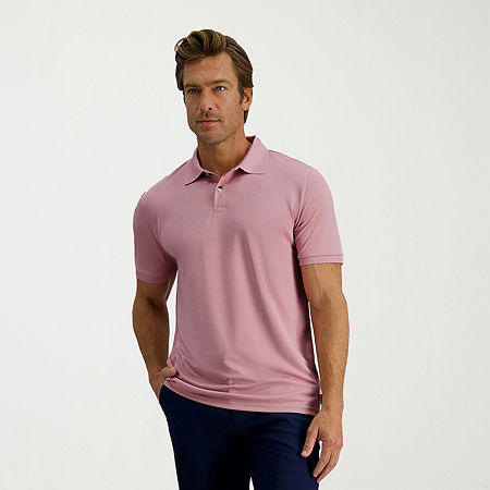 Click here for Haggar Pique Mens Regular Fit Short Sleeve Polo Sh... prices