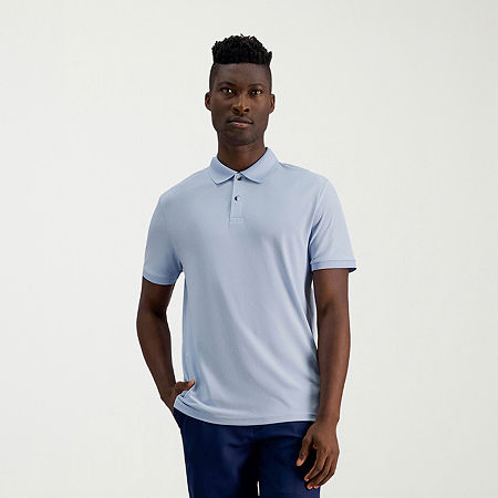 Click here for Haggar Pique Mens Regular Fit Short Sleeve Polo Sh... prices