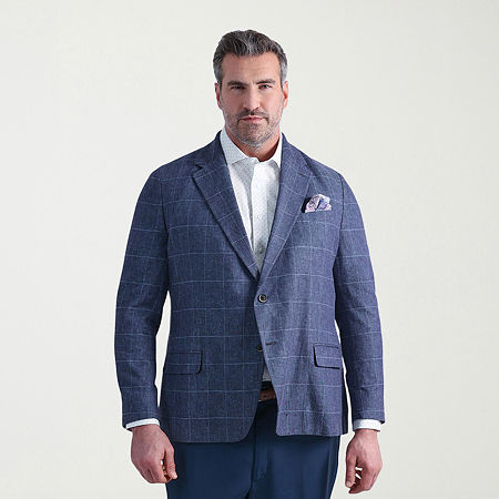 Click here for Haggar Mens Big and Tall Windowpane Classic Fit Sp... prices