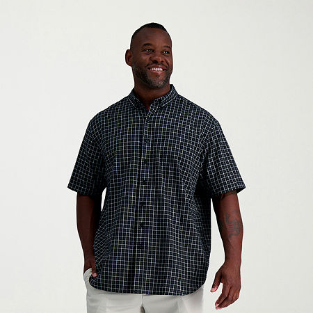 Click here for Haggar Linen Blend Mens Short Sleeve Regular Fit B... prices