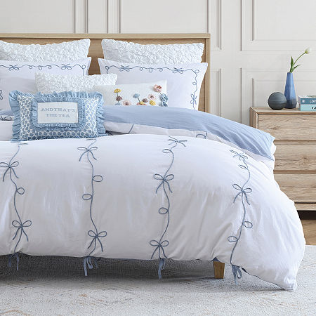 Click here for Peri Home Sasha Bows Comforter Set  King prices