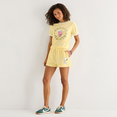Click here for Peanuts Short Womens High Rise Juniors Peanuts Pul... prices