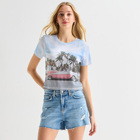 Click here for Car Baby Tee Womens Crew Neck Short Sleeve Graphic... prices