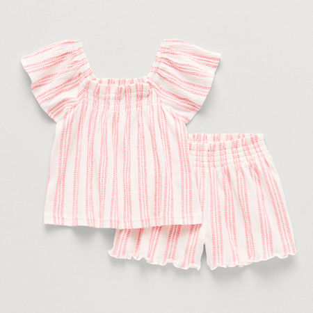 Click here for Okie Dokie Baby Girls 2-pc. Short Set  9 Months  W... prices