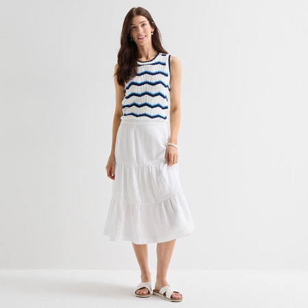 Click here for St. Johns Bay Womens Long A-Line Skirt  Xx-large... prices
