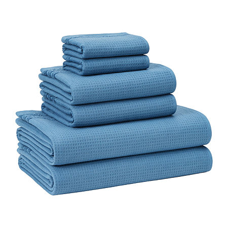 Click here for Town And Country Small Waffle Woven Terry Stripe 6... prices