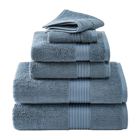 Click here for Town And Country Solid Dobby Border 6-pc. Quick Dr... prices